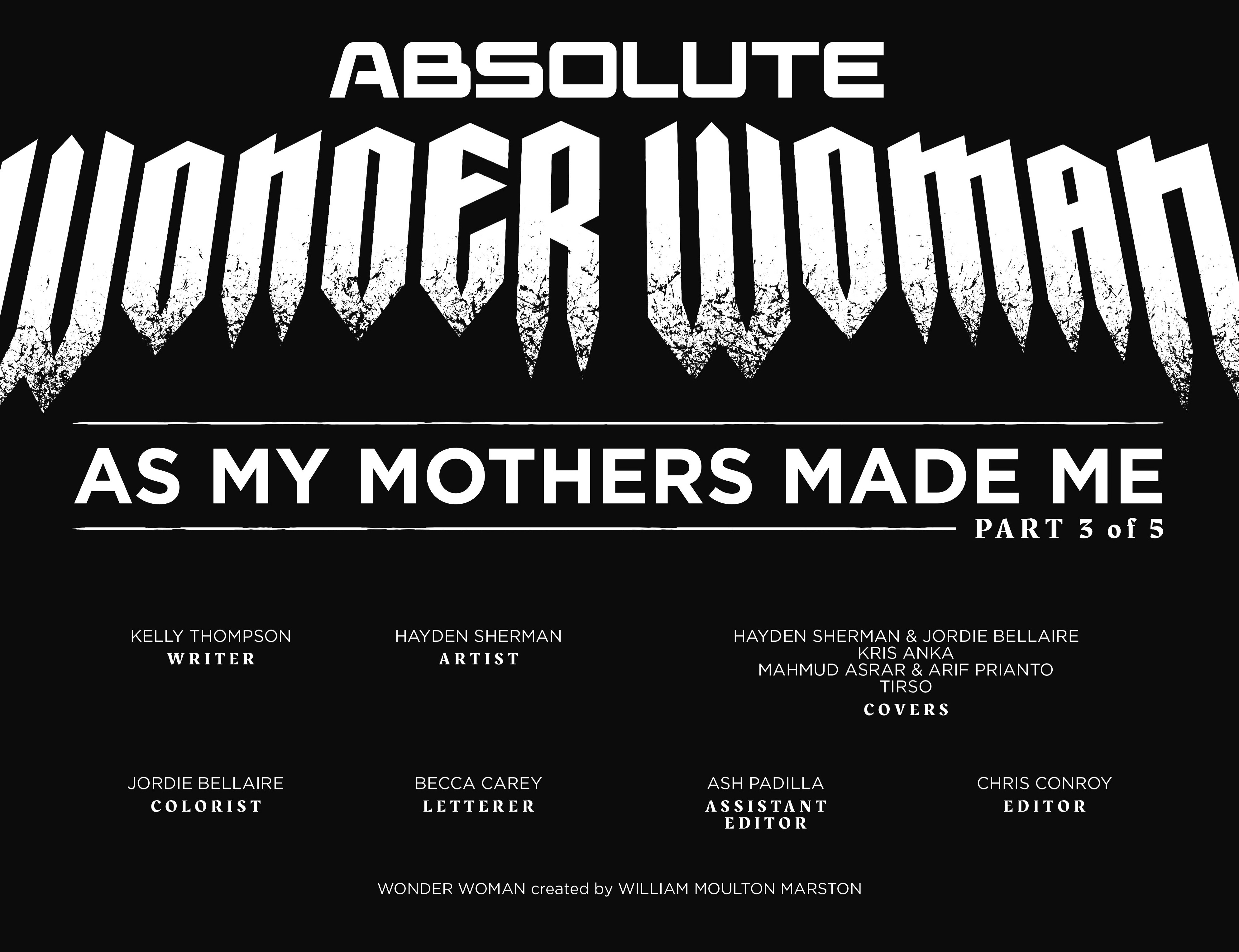 Absolute Wonder Woman (2024-) Chapter 10 - Page 1