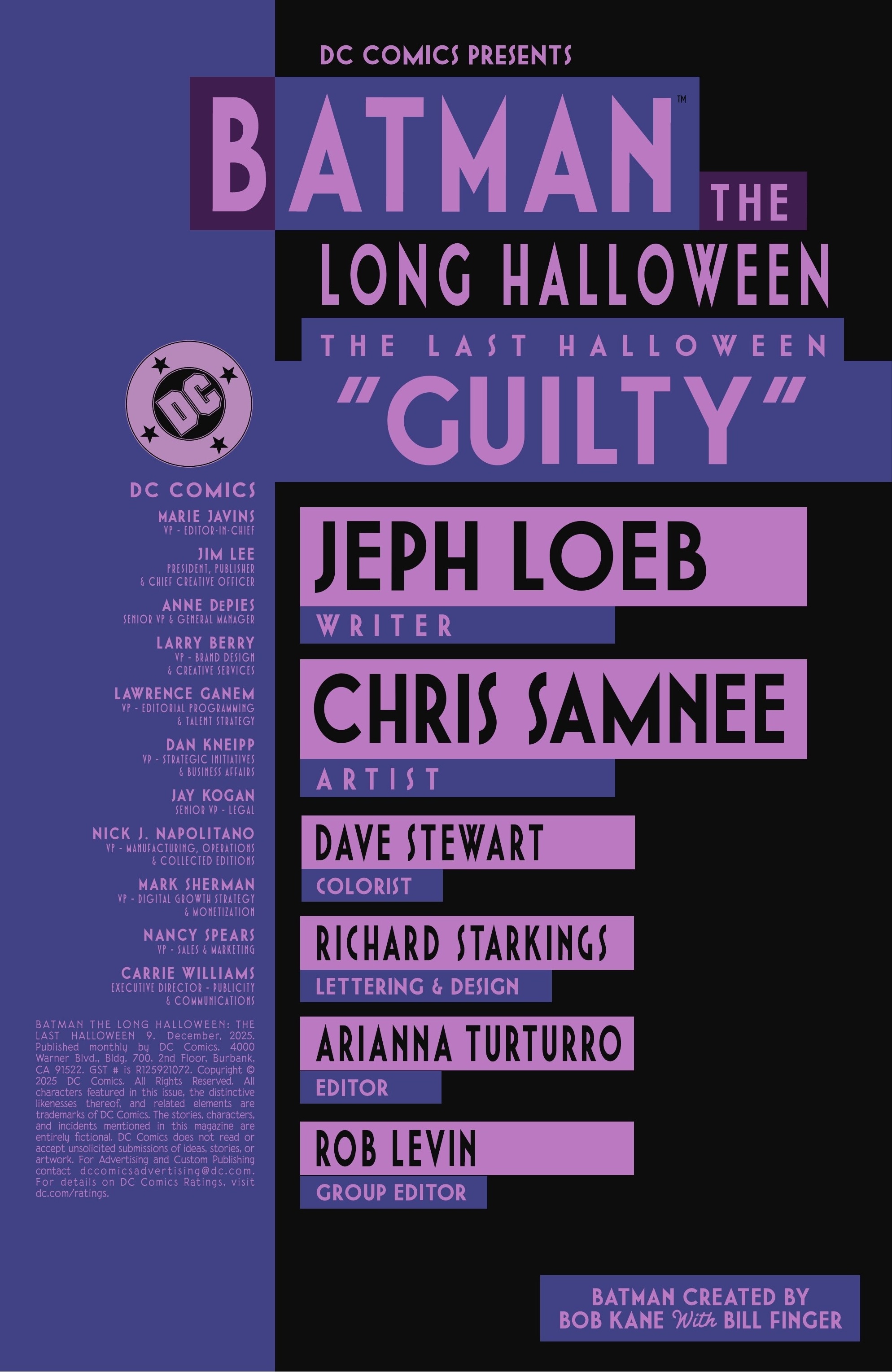 Batman: The Long Halloween - The Last Halloween (2024-) Chapter 9 - Page 2