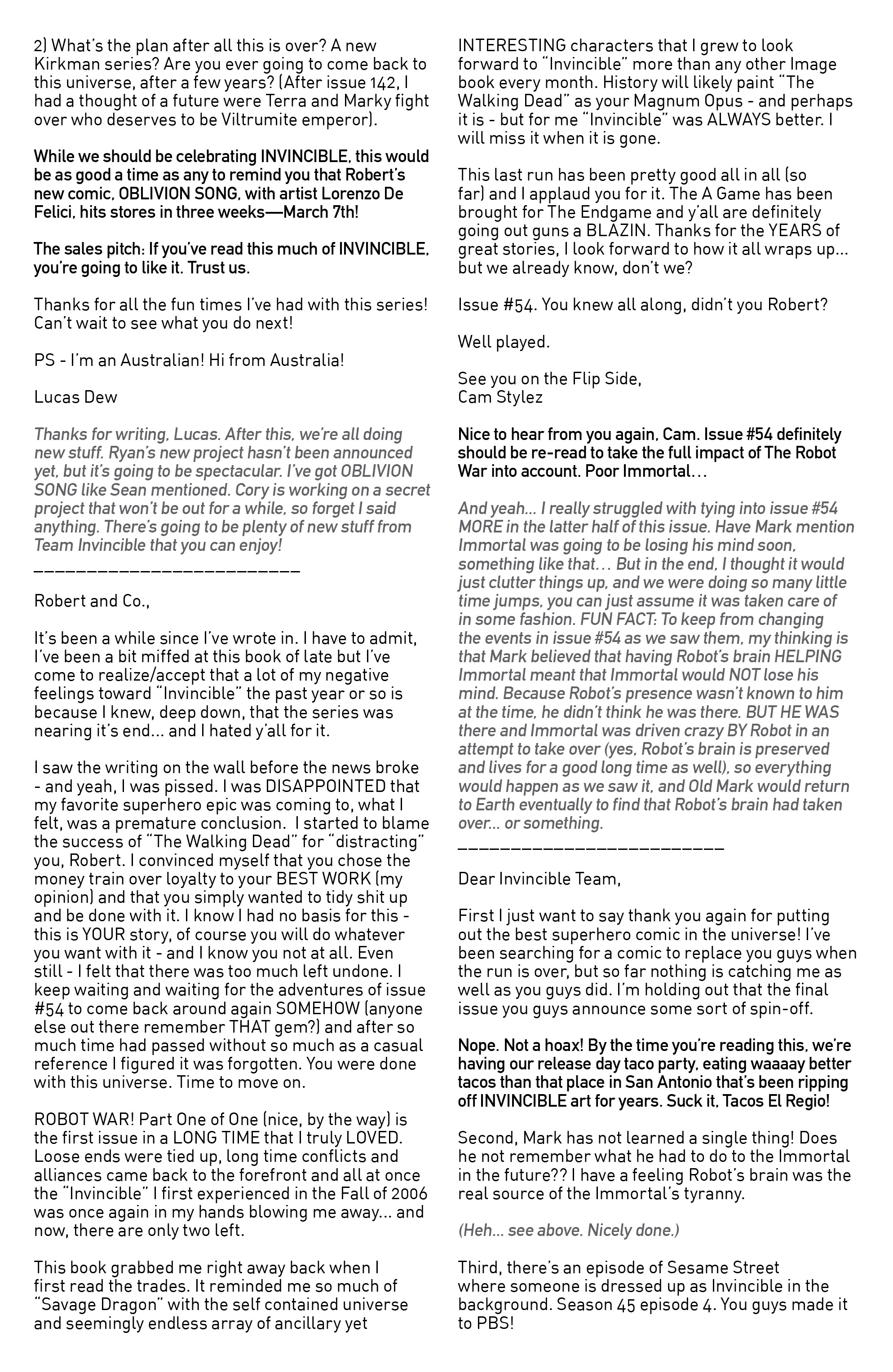 Invincible 2005 Chapter 144 Page 1