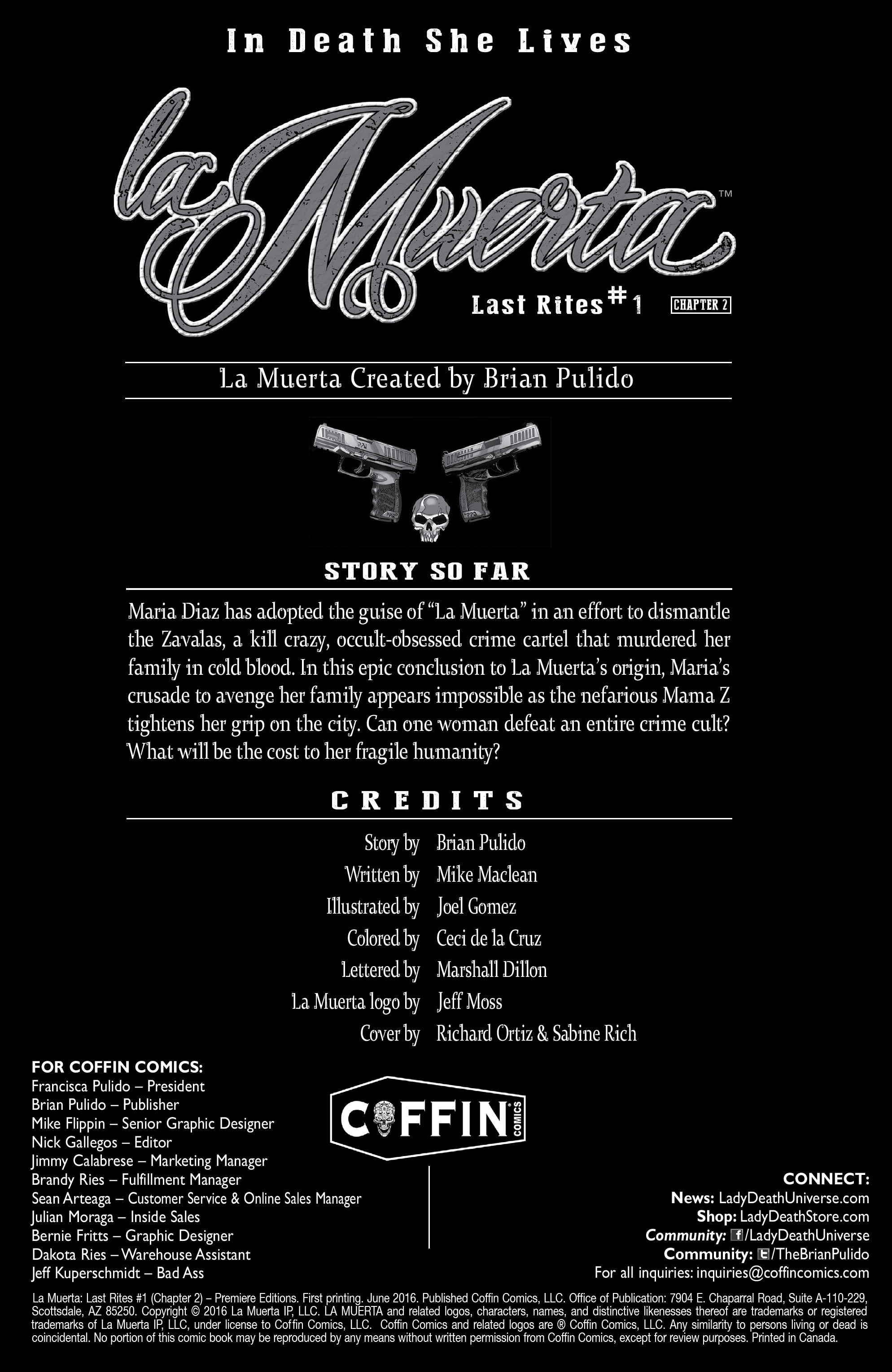 La Muerta (2016-) Chapter 2 - Page 2