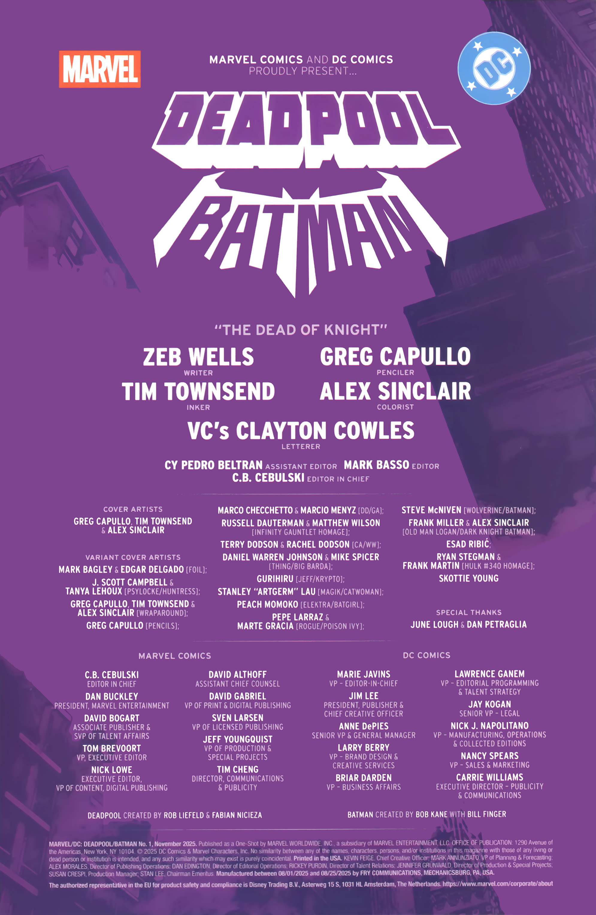 Marvel / DC: Deadpool / Batman (2025-) Chapter 1 - Page 2