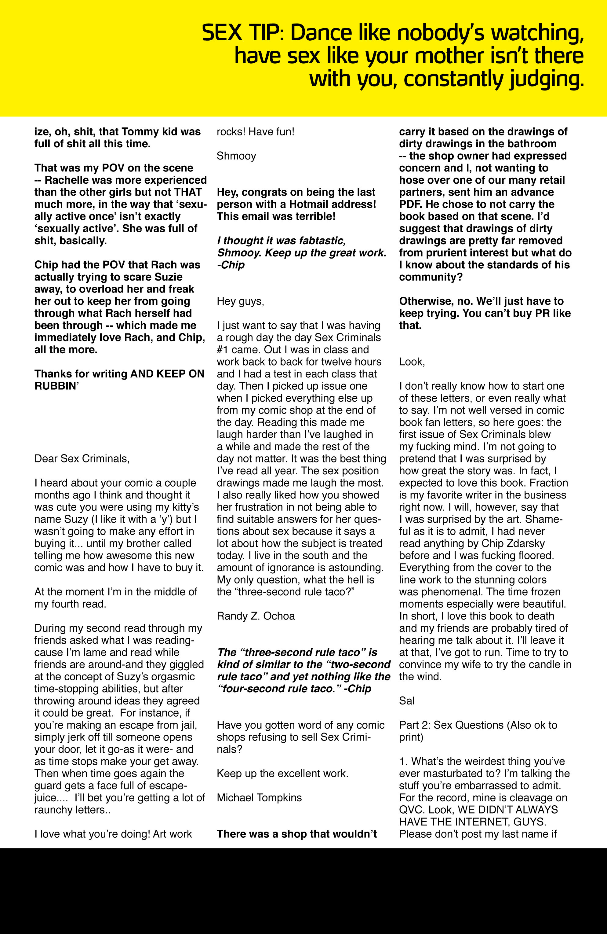 Sex Criminals 2013 Chapter 2 Page 1