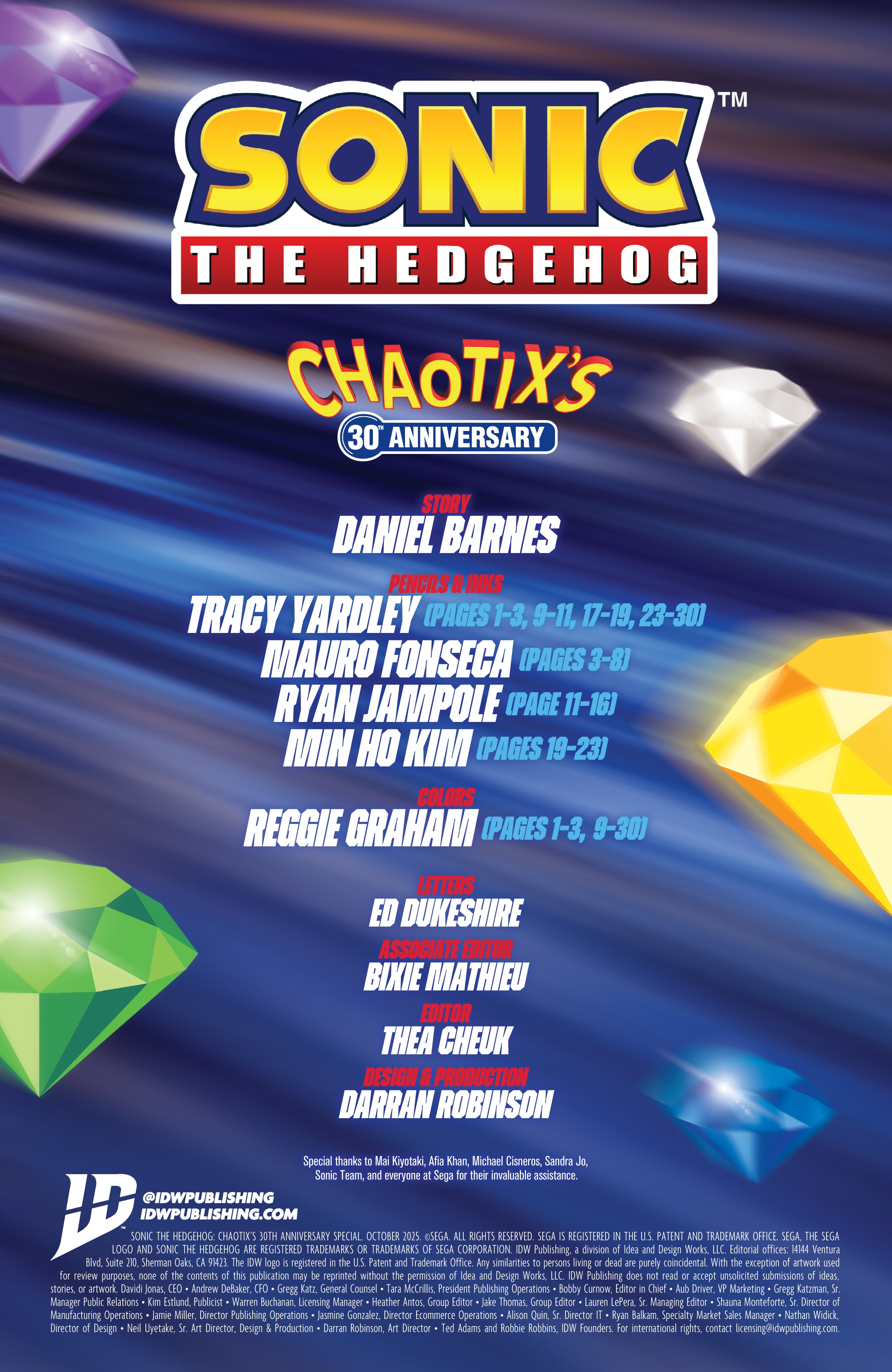 Sonic the Hedgehog: Chaotix's 30th Anniversary Special (2025) Chapter 1 ...