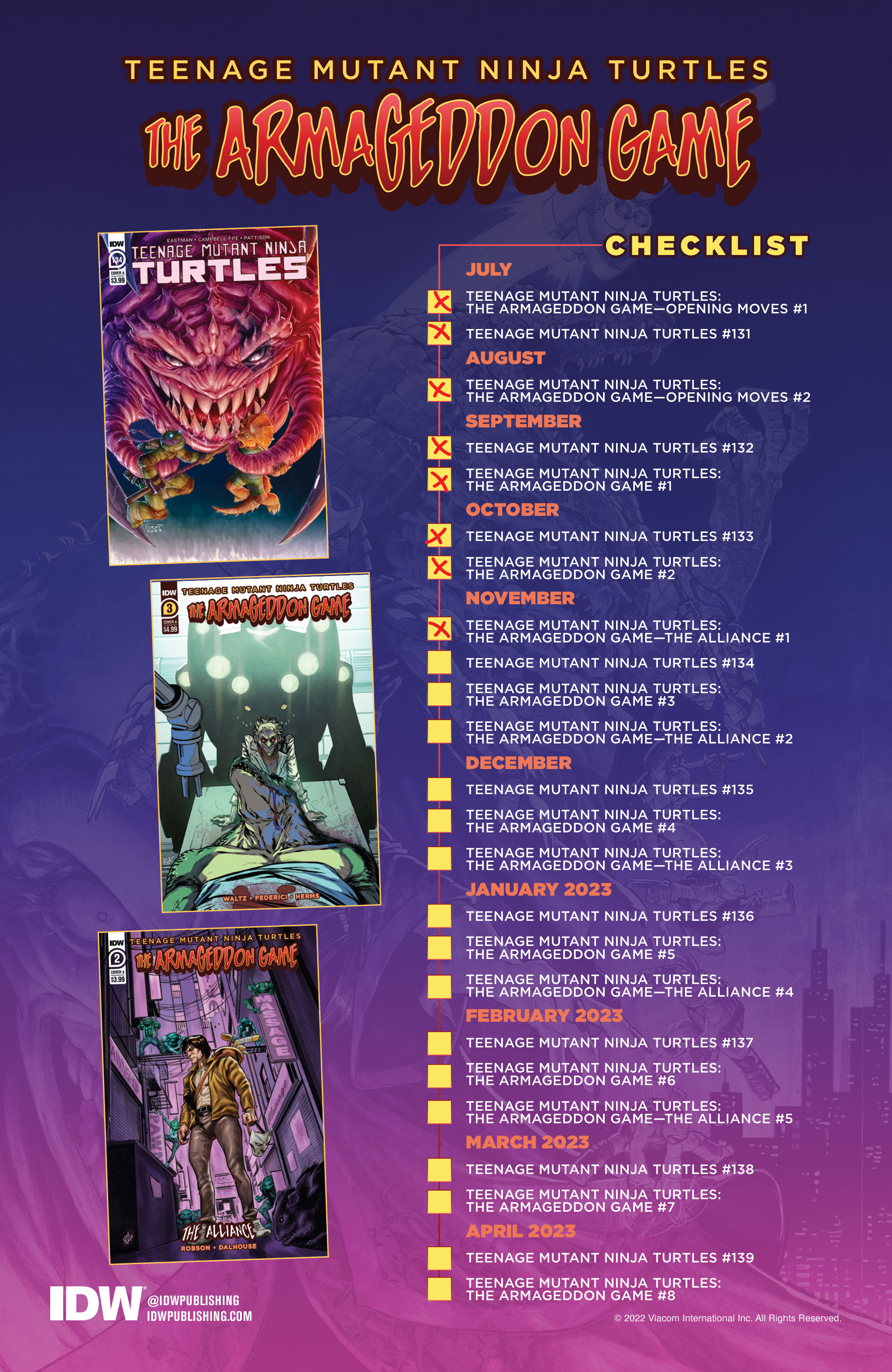 Teenage Mutant Ninja Turtles The Armageddon Game The Alliance 2022 