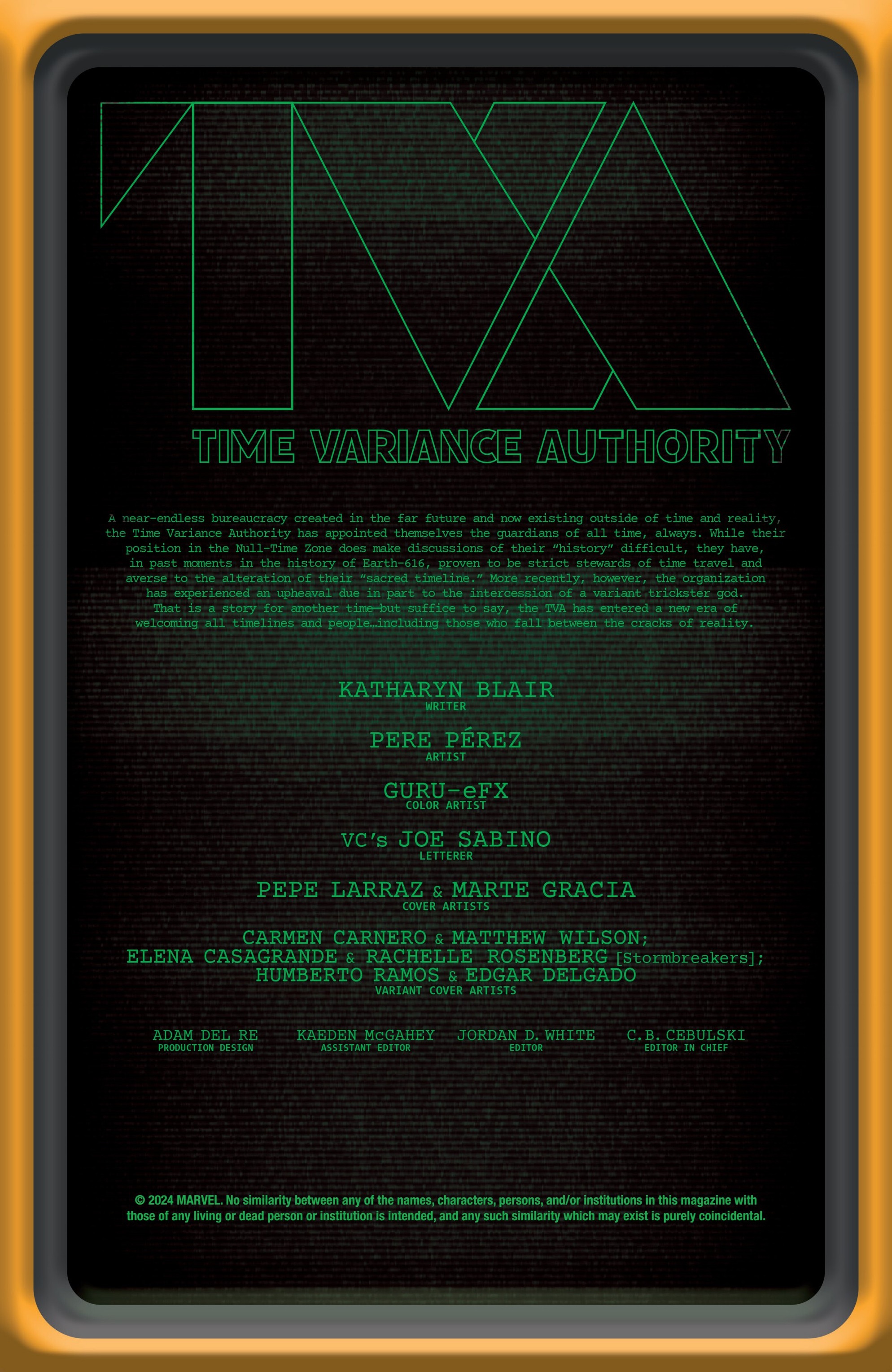 TVA (2024-) Chapter 1 - Page 1